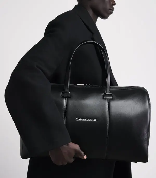 CHRISTIAN LOUBOUTIN Tactical Leather Duffle Bag