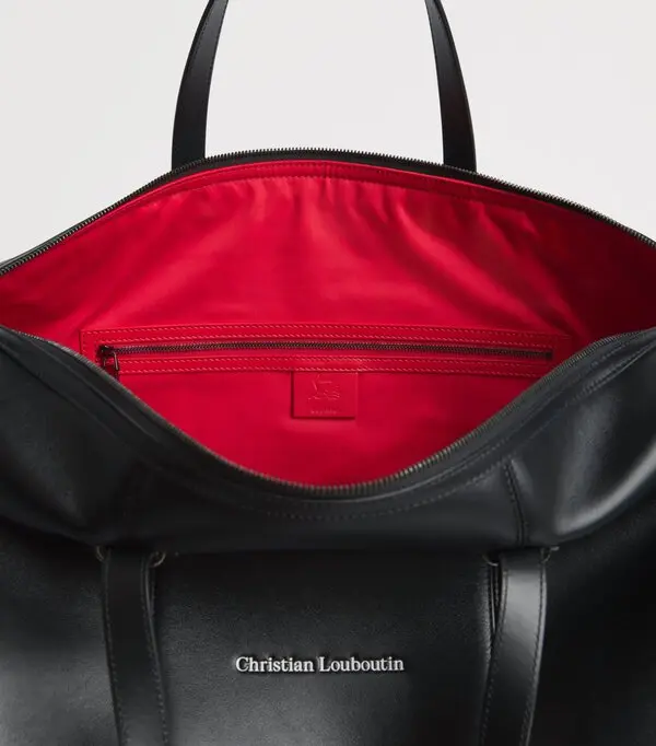 CHRISTIAN LOUBOUTIN Tactical Leather Duffle Bag