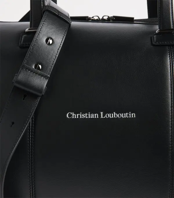CHRISTIAN LOUBOUTIN Tactical Leather Duffle Bag