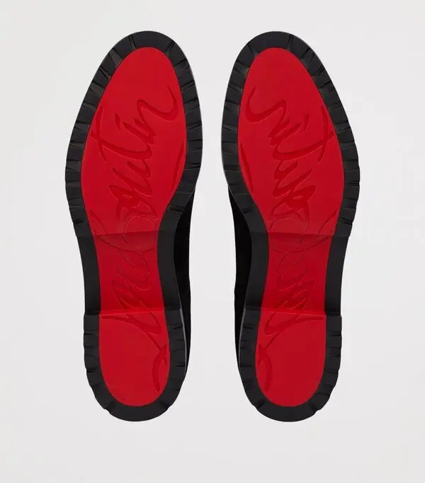 CHRISTIAN LOUBOUTIN Suede Cavafield Derby Shoes