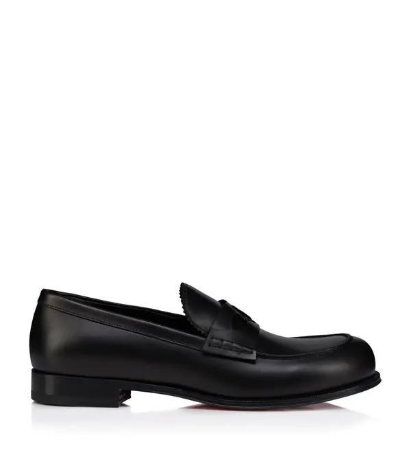 CHRISTIAN LOUBOUTIN Circ Leather Loafers