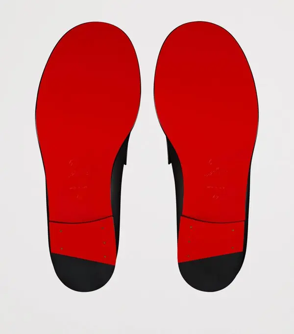 CHRISTIAN LOUBOUTIN Circ Leather Loafers