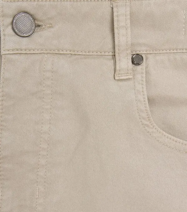 Purdey Cotton-blend Five-pocket Trousers