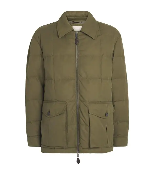 Purdey Cotton-blend Snowden Quilted Jacket