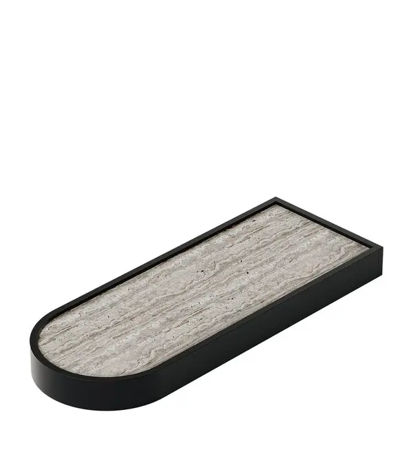 GIOBAGNARA Long Marble-effect Nobble Valet Tray