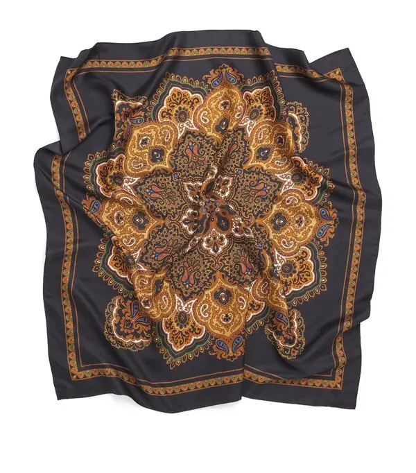 Sandro Silk Printed Scarf