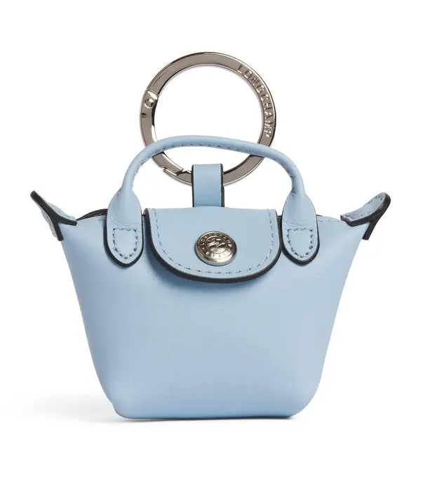 Longchamp Leather Le Pliage Xtra Keyring