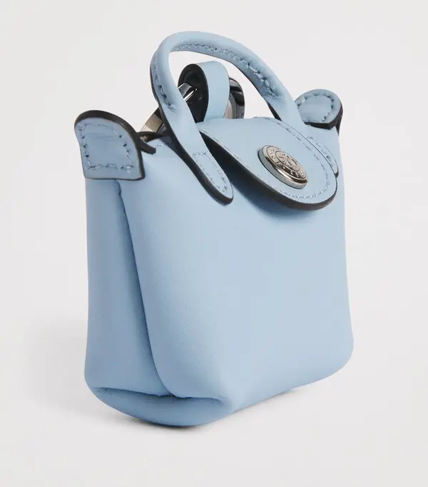 Longchamp Leather Le Pliage Xtra Keyring