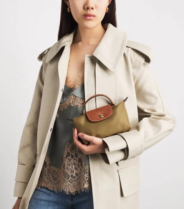 Longchamp Le Pliage Original Pouch - Green