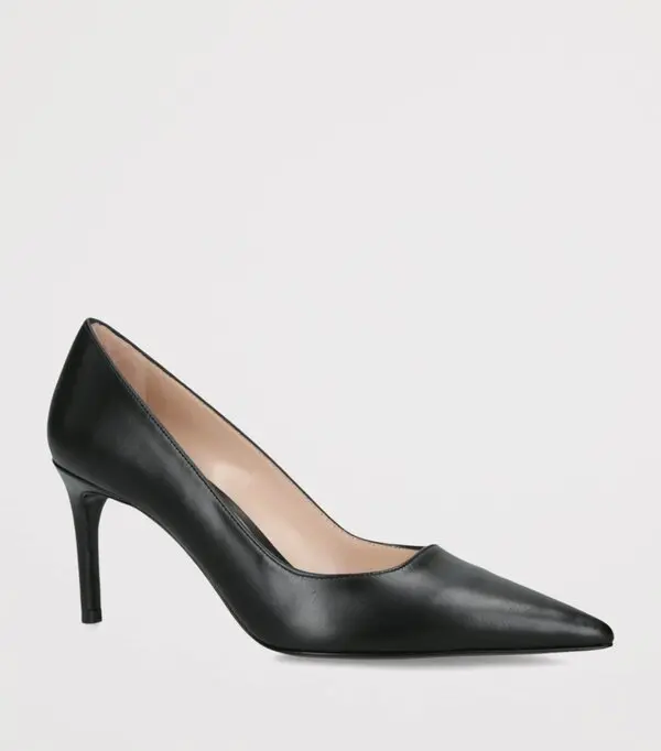 STUART WEITZMAN Leather Power Pumps 75