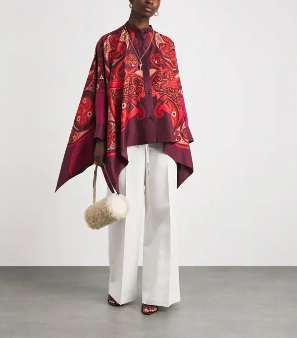 La DoubleJ Silk Foulard Blouse