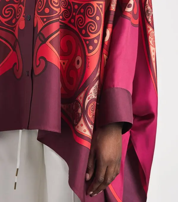 La DoubleJ Silk Foulard Blouse