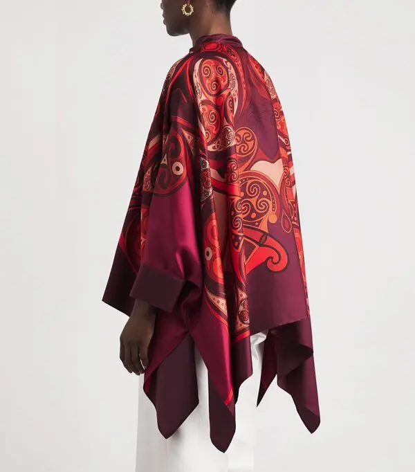 La DoubleJ Silk Foulard Blouse