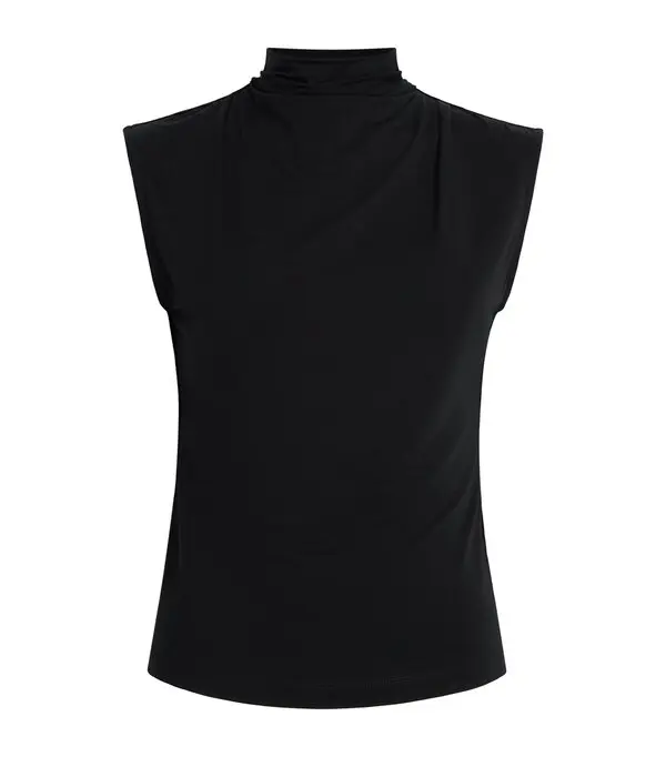 ME+EM Sleeveless Draped Top