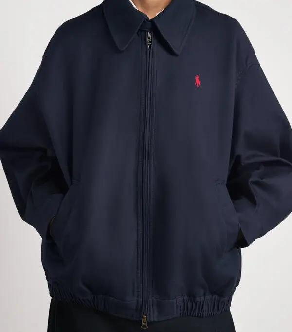 Polo Ralph Lauren Cotton Oversized Windbreaker Jacket