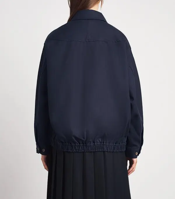 Polo Ralph Lauren Cotton Oversized Windbreaker Jacket