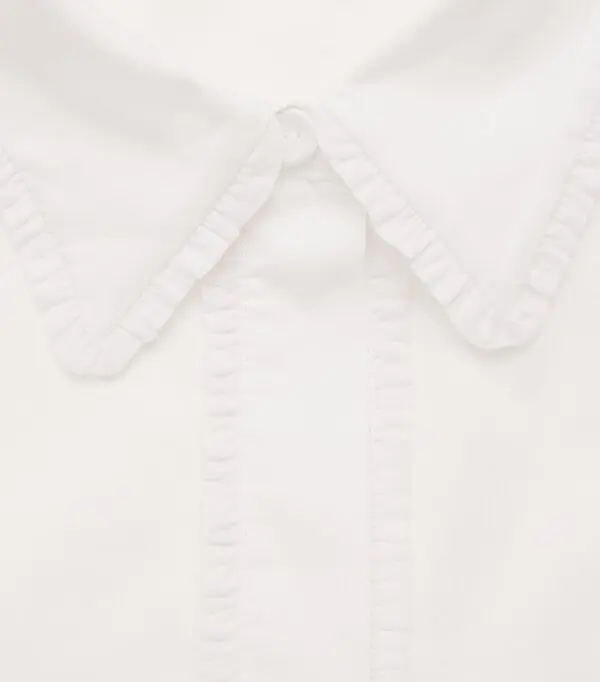 ME+EM Frill-trim Layering Shirt