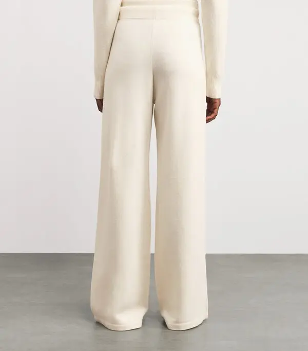 YVES SALOMON Merino-blend Wide-leg Trousers