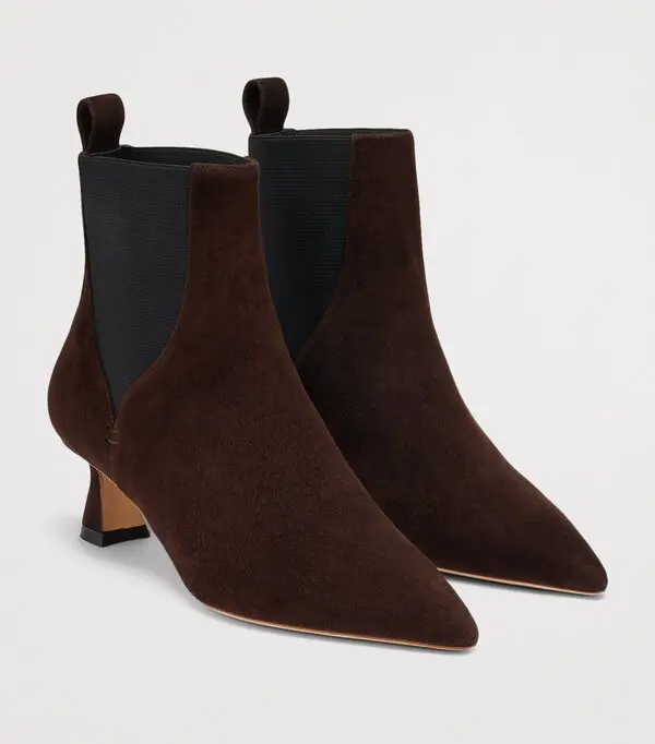 MALONE SOULIERS Suede Carolyn Ankle Boots 45
