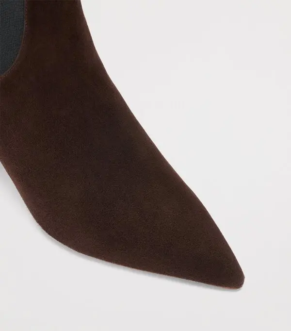 MALONE SOULIERS Suede Carolyn Ankle Boots 45