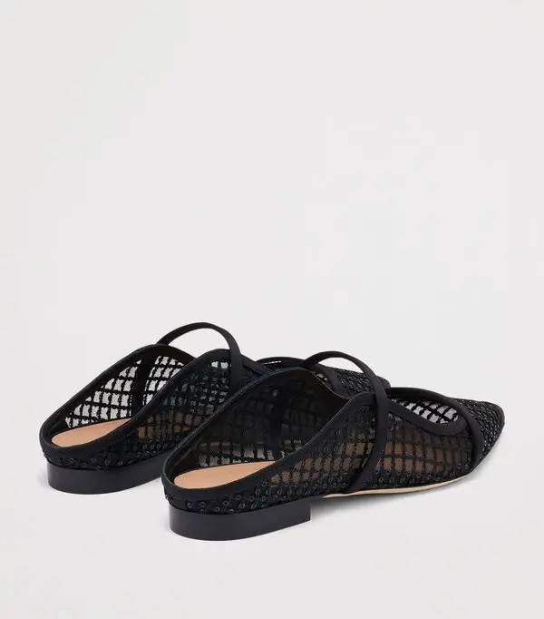 MALONE SOULIERS Sequin Mesh Maureen Mules