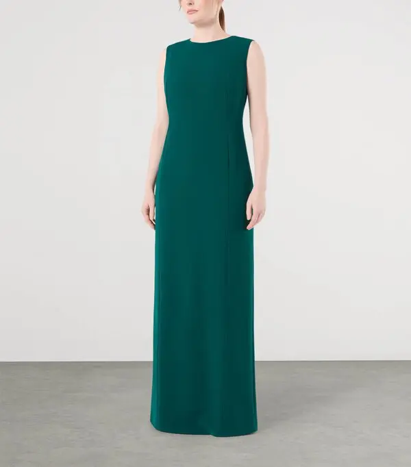 Marina Rinaldi X Tony Ward Embellished Gown With Cape