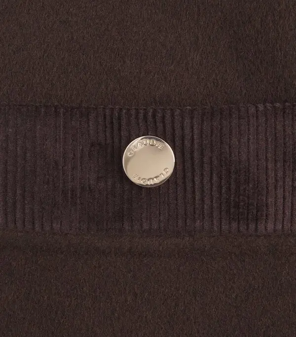 Claudie Pierlot Wool-blend Scarf Jacket - Brown