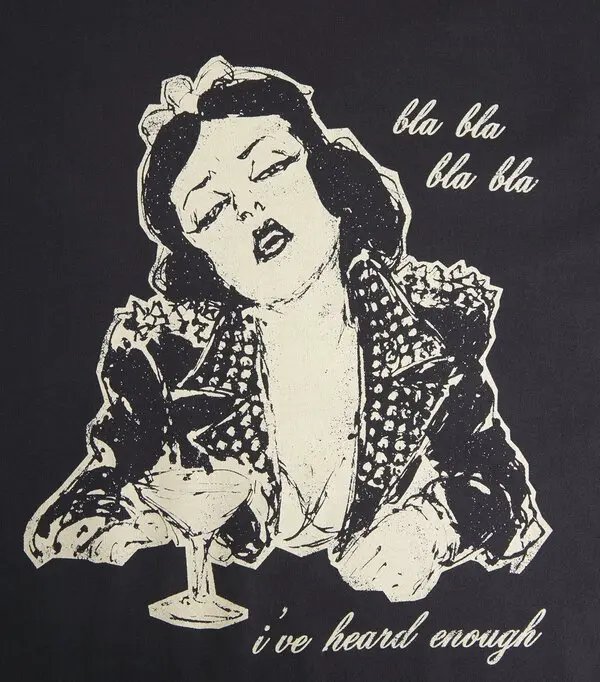 DOMREBEL Cotton Chatterbox T-shirt