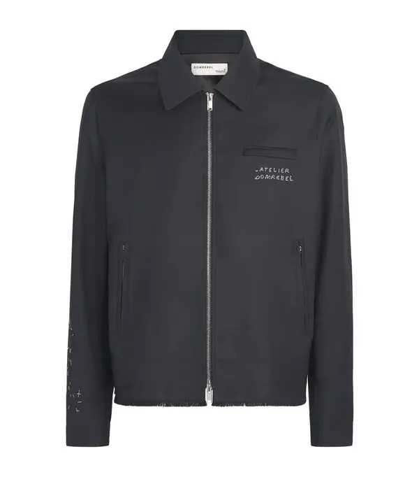 DOMREBEL Virgin Wool Backstage Bomber Jacket
