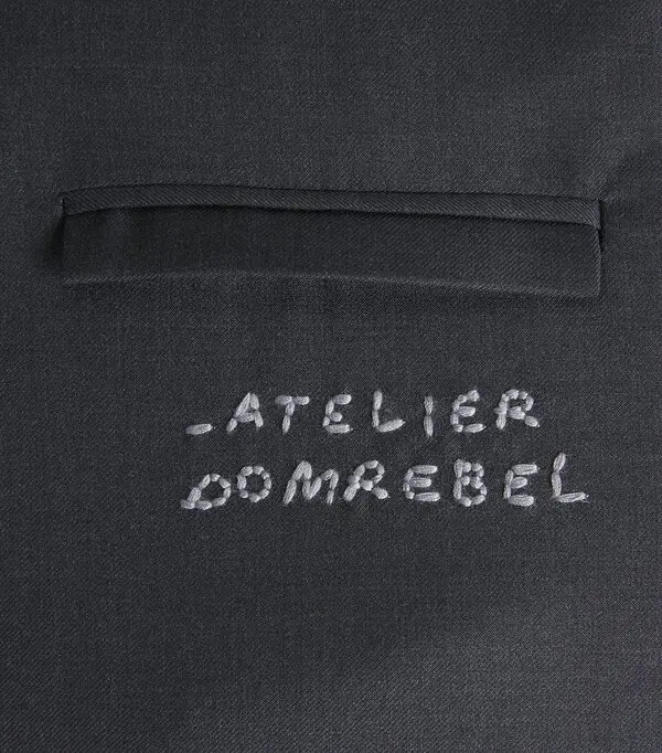 DOMREBEL Virgin Wool Backstage Bomber Jacket