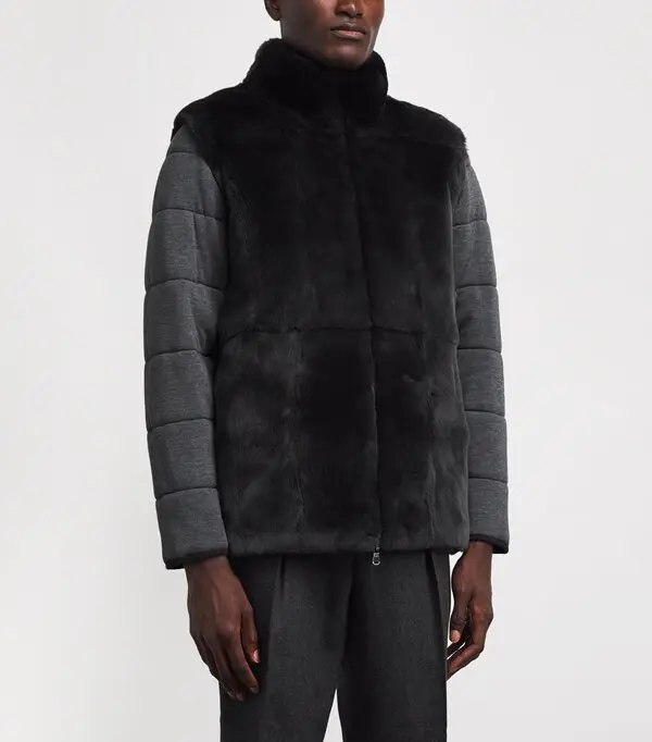 N.peal Cashmere Fur-lined Jacket
