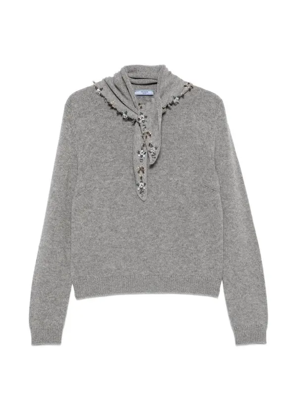 Prada Cashmere Crewneck Sweater