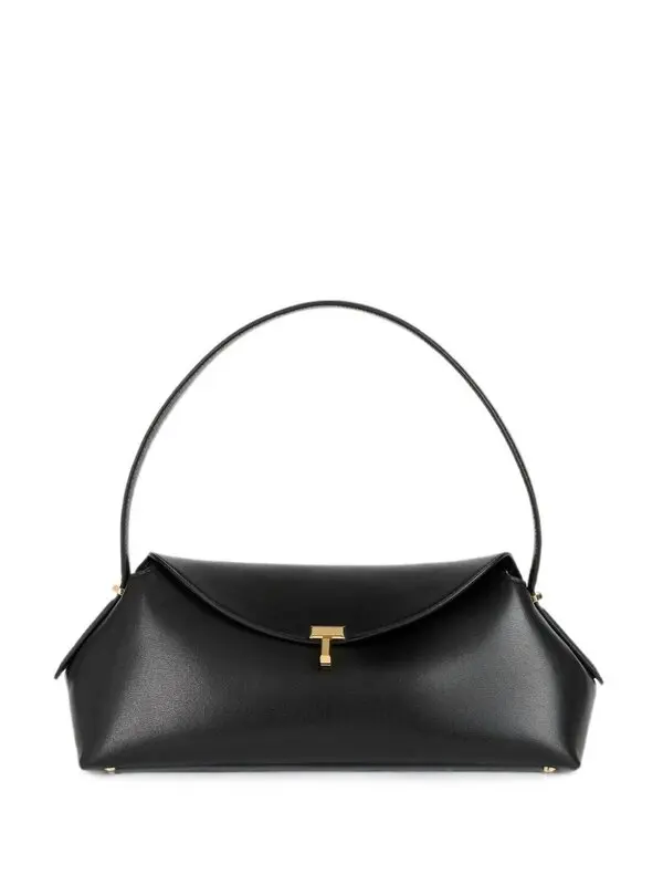 TOTEME T-lock Leather Shoulder Bag