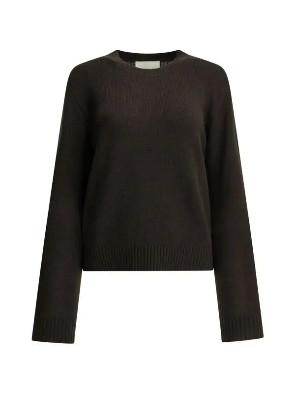 LISA YANG Mable Cashmere Crewneck Sweater - Brown