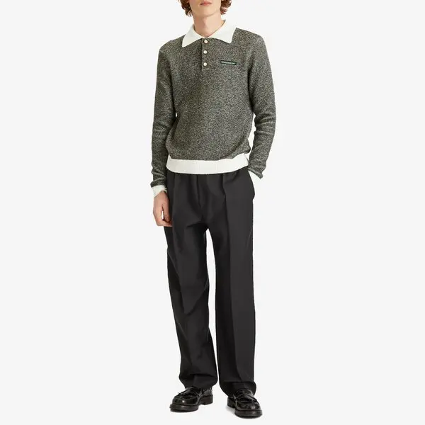 Casablanca Boucle Stripe Polo