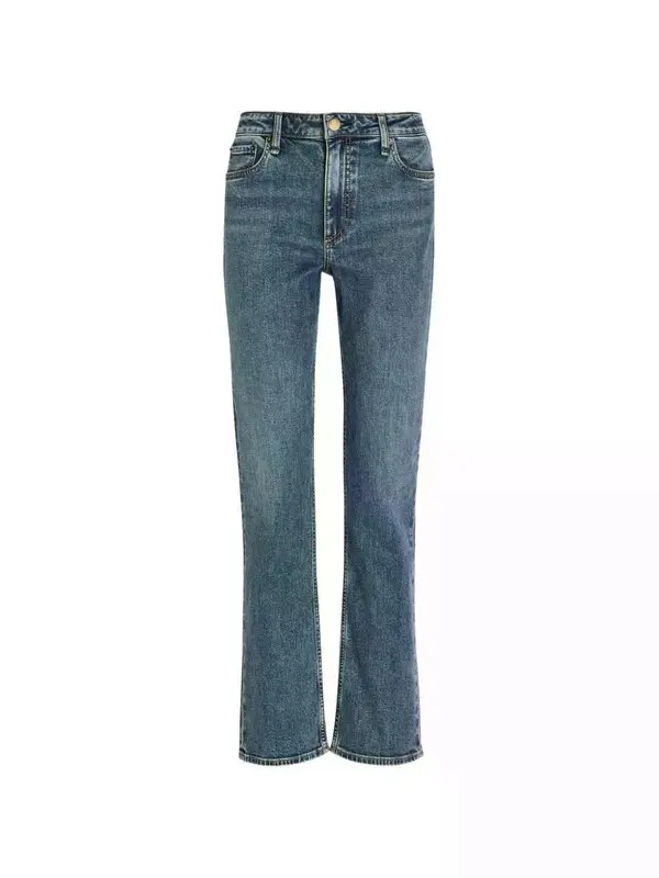 Rag & Bone Faded-effect Straight-leg Jeans - Blue
