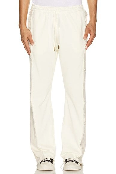 HONOR THE GIFT Denim Panel Flare Sweatpant