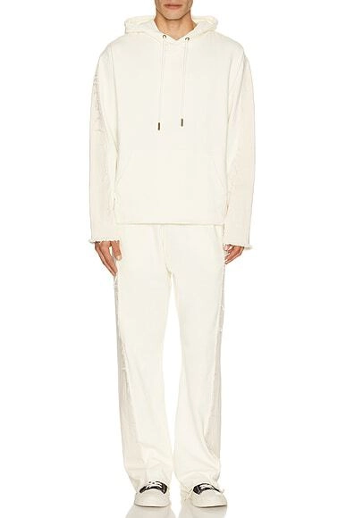 HONOR THE GIFT Denim Panel Flare Sweatpant