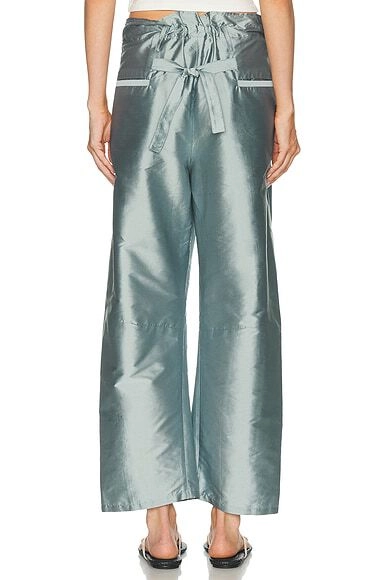 Chan Luu Techno Taffeta Barrel Trouser