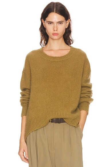 THE ROW Parth Cashmere Sweater - Leaf