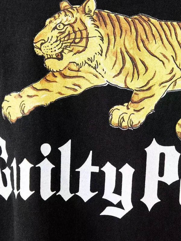 WACKO MARIA Tiger-print Logo-print T-shirt
