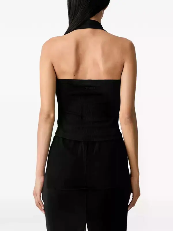 Vetements Fine-ribbed Halterneck Tank Top