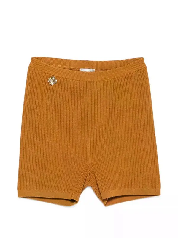 Saint Laurent Ribbed-knit Shorts