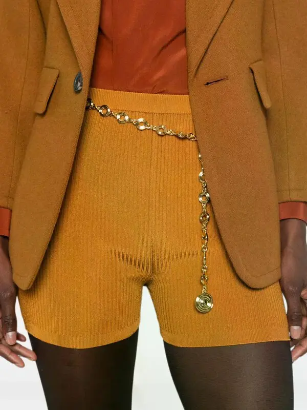 Saint Laurent Ribbed-knit Shorts