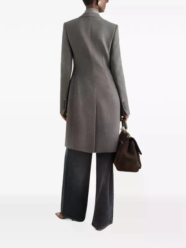 Dolce & Gabbana Single-breasted Wool Coat