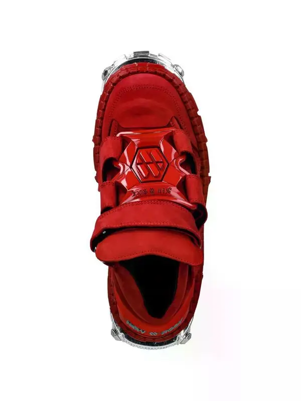 NEW ROCK Touch-strap Platform Boots