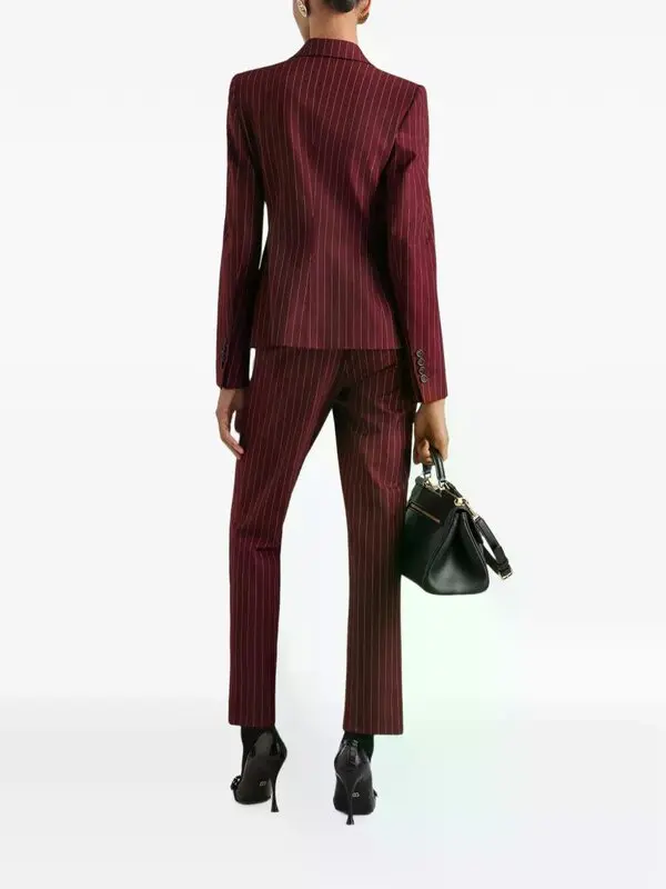 Dolce & Gabbana Turlington Single-breasted Pinstripe Wool Jacket