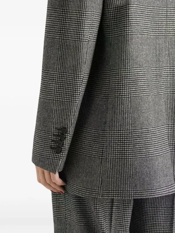 Dolce & Gabbana Glen Plaid Flannel Single-breasted Jacket