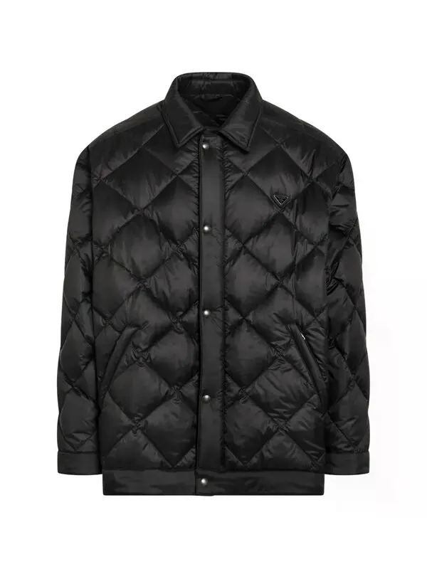 Prada Technical Fabric Down Coat