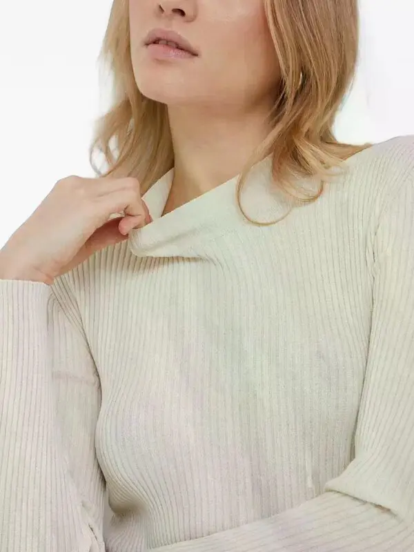 Sisley Ribbed High-neck Knitwear